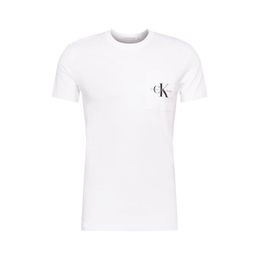Calvin Klein Jeans T-Shirt Herren Gr&ouml;&szlig;e XXS grau / schwarz / wei&szlig;