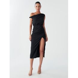 BWLDR Abendkleid 'ASH MIDI DRESS' Damen Gr&ouml;&szlig;e 44 schwarz Winterkleid