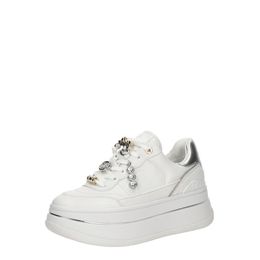 MICHAEL Michael Kors Sneaker 'Donna' Damen Gr&ouml;&szlig;e 38.5 silber / wei&szlig;
