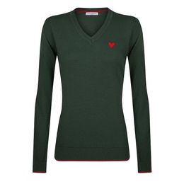 Felix Hardy Pullover Damen Gr&ouml;&szlig;e S gr&uuml;n / rot
