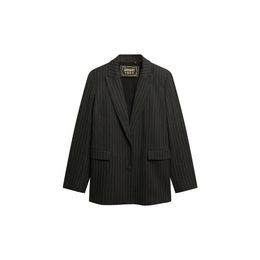 Superdry & Co Blazer Damen Gr&ouml;&szlig;e 36 anthrazit / wei&szlig;