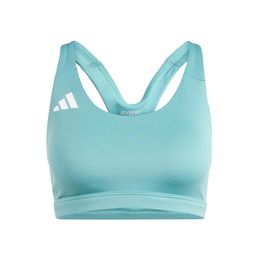adidas Performance Sport-BH 'Adizero Essentials Run Damen Größe S türkis / weiß