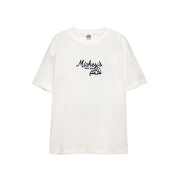 Pull&Bear Pull&bear Shirt 'MICKEY' male White size M