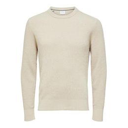 Selected Pullover 'Rodney' Herren Gr&ouml;&szlig;e S beige