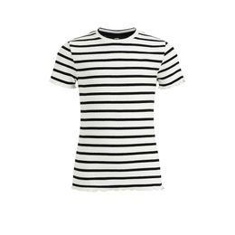 WE Fashion T-Shirt M&auml;dchen Gr&ouml;&szlig;e 98/104 schwarz / wei&szlig;
