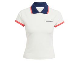 adidas originals Poloshirt 'Polo' Damen Größe 5XL/6XL marine / lachs / weiß