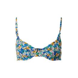 EDITED Bikinitop 'Ike' Damen Gr&ouml;&szlig;e 70 blau / senf / rosa / schwarz