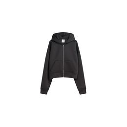 Bershka Zip-Up Hoodie female Black size M