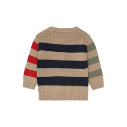 HUST & CLAIRE Hust & Claire Pullover 'Pilou' Jungen Gr&ouml;&szlig;e 68 dunkelbeige / marine / hellgr&uuml;n / rot