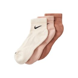 Nike Sportsocken 'Everyday Plus' Herren Gr&ouml;&szlig;e 34/38 hellbeige / braun / rosa / schwarz