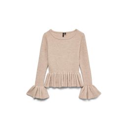 Véro Moda VERO MODA Pullover 'VMGeorgia' Damen Größe M beige