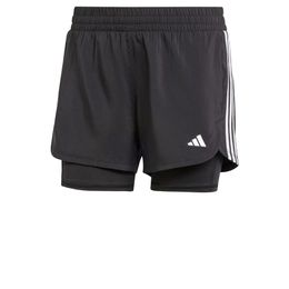 adidas Performance Sportshorts 'Pacer' Damen Gr&ouml;&szlig;e XXXS/XXS schwarz / wei&szlig;