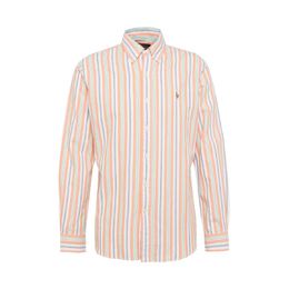 Polo Ralph Lauren Hemd Herren Gr&ouml;&szlig;e S taubenblau / hellgr&uuml;n / pfirsich / wei&szlig;