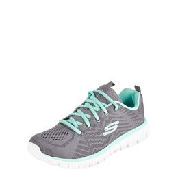 Skechers Sneaker 'Graceful Get Connected' Damen Größe 40 dunkelgrau / mint / weiß