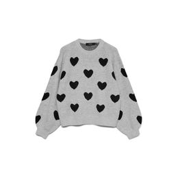 Véro Moda VERO MODA Pullover 'VMFoaloe Damen Größe XS grau / schwarz