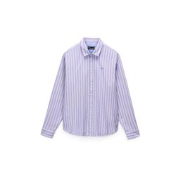 Napapijri Hemd 'G-Terra' Herren Größe XL lavendel / mandarine / weiß