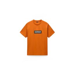 Napapijri Shirt male Orange size L