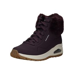 Skechers Schnürstiefelette Damen Größe 36 weinrot Winterschuhe