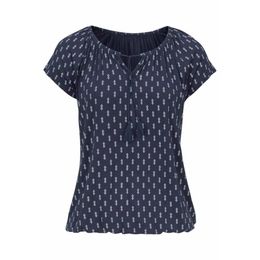 Vivance Shirt Damen Größe XL navy / schwarz