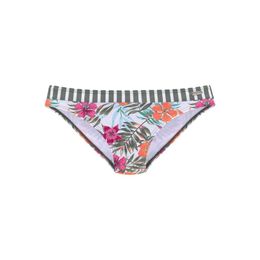 Venice Beach Bikinihose 'Summer' Damen Gr&ouml;&szlig;e M oliv / flieder / dunkelpink / wei&szlig;