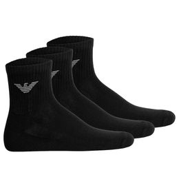 Emporio Armani Socken Herren Größe 39/46 hellgrau / schwarz