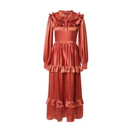 Dorothy Perkins Kleid 'Yoke' Damen Gr&ouml;&szlig;e 40 rostrot Winterkleid