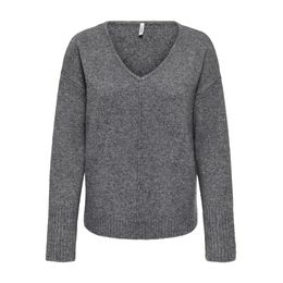 Only Strickpullover 'ONLWHITNEY' Damen Gr&ouml;&szlig;e XXL grau