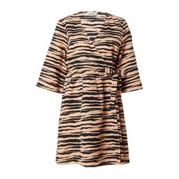 Modstr&ouml;m modstr&ouml;m Kleid 'Dasia' Damen Gr&ouml;&szlig;e 42 pastellorange / schwarz Winterkleid