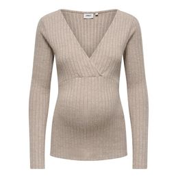 Only Maternity Umstand Pullover 'OLMLola' Damen Gr&ouml;&szlig;e XXXL mokka