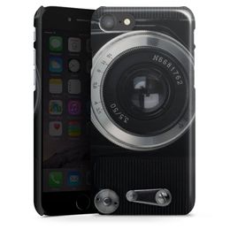 DeinDesign iPhone SE (2022) Handy Premium Case Smartphone Handyhülle Schutzhülle glänzend Lens Camera Photography Premium Case