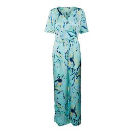 V&eacute;ro Moda VERO MODA Jumpsuit 'HEART OLI' Damen Gr&ouml;&szlig;e S navy / aqua / schilf / hellorange