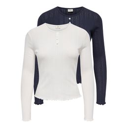 Jacqueline de Yong Jdy Shirt 'JDYSalsa' female Blue, White size M
