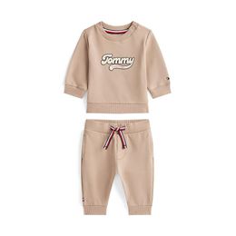 Tommy Hilfiger Set Jungen Gr&ouml;&szlig;e 80 beige / rot