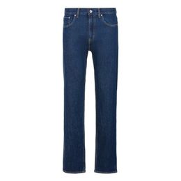 Slim-fit-Jeans HUGO BLUE "Ash", Herren, Gr. 30, Länge 34, blau (medium blau420), Denim/Jeans, Obermaterial: 99% Baumwolle, 1% Elasthan, unifarben, Casual, slim fit lang, Jeans, mit Stone-washed-Finish