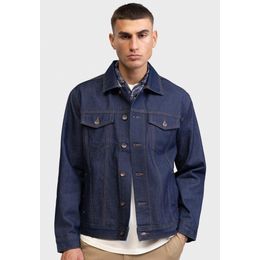 REDEFINED REBEL EST. 2013 Funktionsjacke REDEFINED REBEL "Redefined Rebel Jacket RRAiden Jacket Denim REGULAR FIT", Herren, Gr. L, raw indigo, 75% Baumwolle, 20% Polyester, 5% Viskose, Jacken