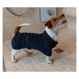 pawberry Hundebademantel London deep navy 60 cm