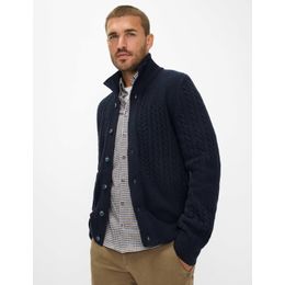Brax Herren Strickjacke Style JEFF navy, dunkelblau, Gr. M