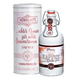 Fein-Brennerei Prinz Prinz Nobilady Liqueur Kaffee-Kirsche in Metalldose (17,7 % vol 0,5 Liter)