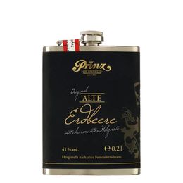 Fein-Brennerei Prinz Prinz Flachmann Alte Erdbeere (41 % vol 0,2 Liter)
