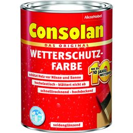 Consolan Wetterschutzfarbe moosgr&uuml;n 750 ml