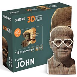 Romanowski Design 3D Puzzle Pappe, Elton John