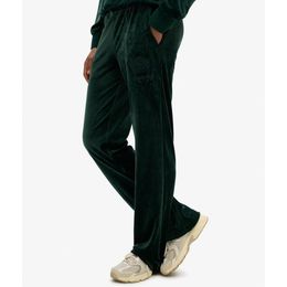 Superdry Damen Country Club Velour Jogginghose Green - Gr&ouml;&szlig;e: 38 212353110026027E017