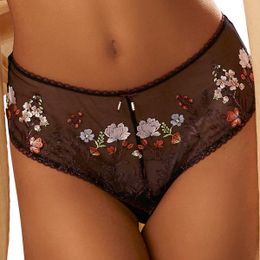 Lascana Damen Stringpanty, schwarz-bunt, Größe 44/46