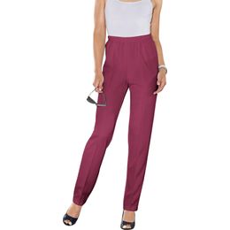 Damen Hose mit Ripp-Struktur bordeaux, Gr&ouml;&szlig;e 38