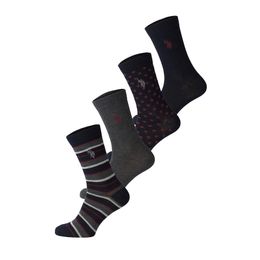U.S. Polo Assn. Socks 'Bedford' male Grey, Black size 39-42