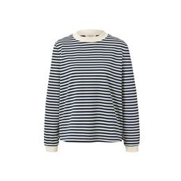 Tchibo - Gestreiftes Sweatshirt - Damen - Gr. S - dunkelblau/gestreift