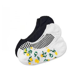 Tchibo - 3 Paar Sneaker-Füßlinge - Damen - Gr. 35-37 - schwarz