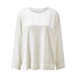 Peter Hahn - Bluse mit Rundhals-Ausschnitt, weiss, Gr. 44 / L