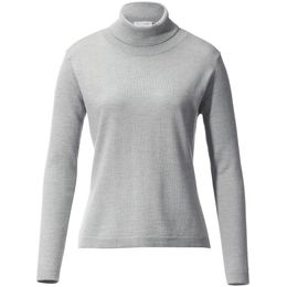 Peter Hahn - Pullover aus 100%Schurwolle Pure Tasmanian Wool, grau, Gr. 42 / M - Schurwolle