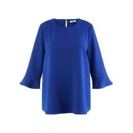 Emilia Lay - Bluse, blau, Gr. 46 / L